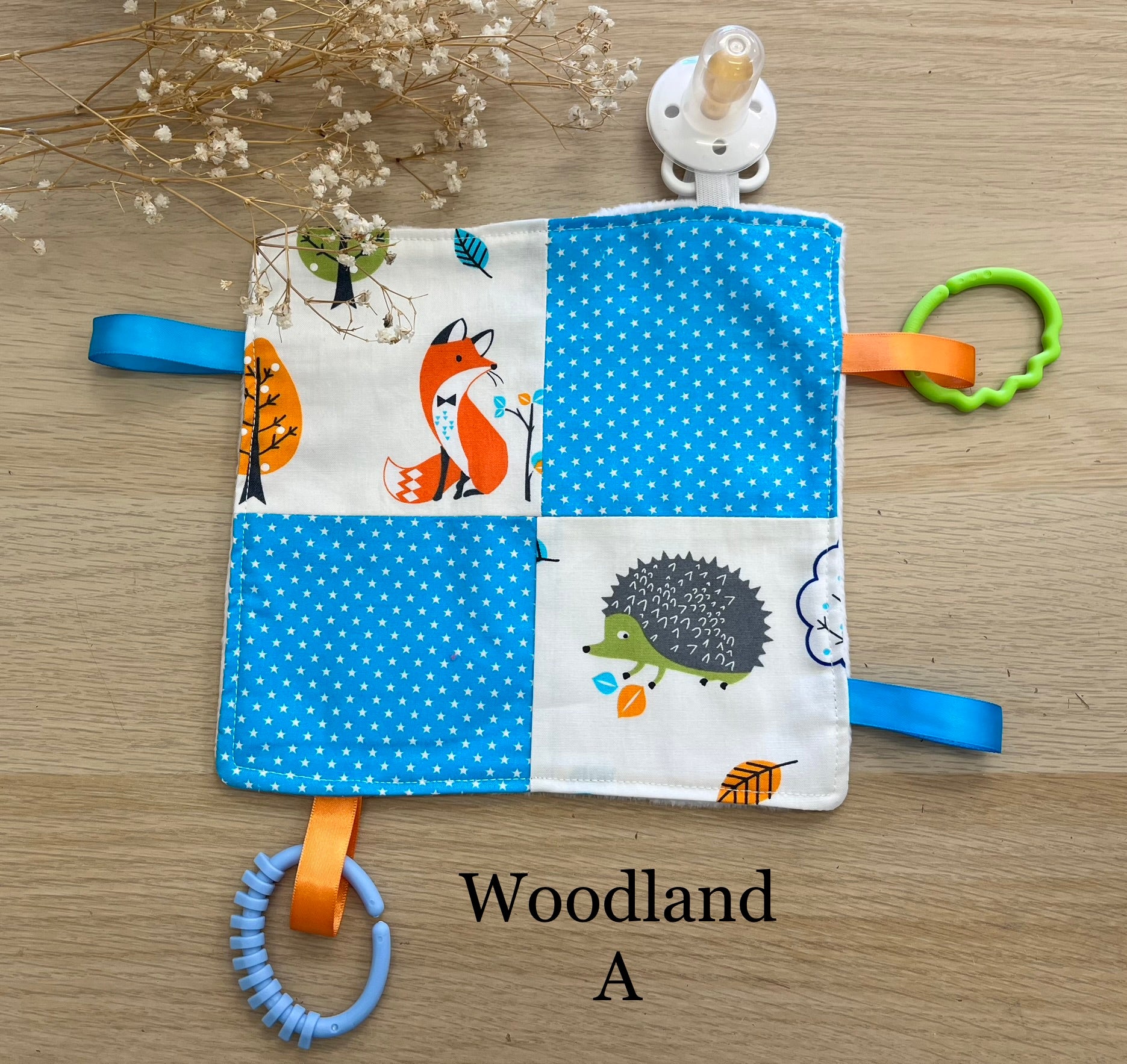 Woodland Animal Dummy Comforter- Everly Lane